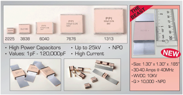 Passive Plus, Inc. Offers HI-Q /Low ESR Capacitors In Larger Case Sizes ...